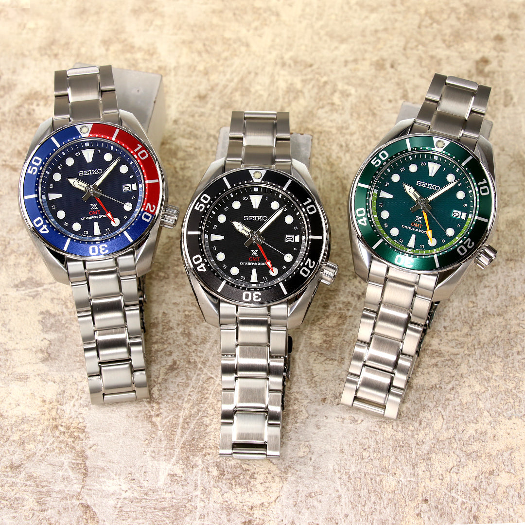 [選べるモデル]本格ダイバーズの機能性はそのままに、定期的な電池交換が不要なソーラー充電機能と、24時針(GMT機能)を組み合わせた、より利 – 腕時計のななぷれ